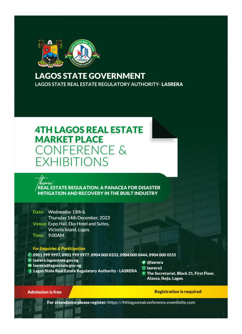 4th Lagos State Real Estate Market place – Monhill Global